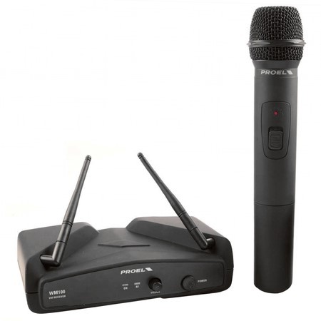 Jual Mic Wireless Proel WM100M VHF Single Handheld | Shopee Indonesia