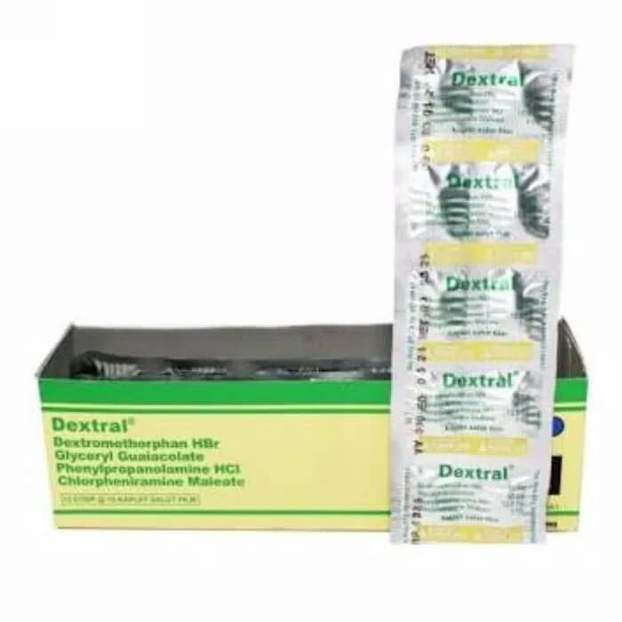 Jual DEXTRAL Kaplet 1 Strip ORIGINAL-BPOM | Shopee Indonesia