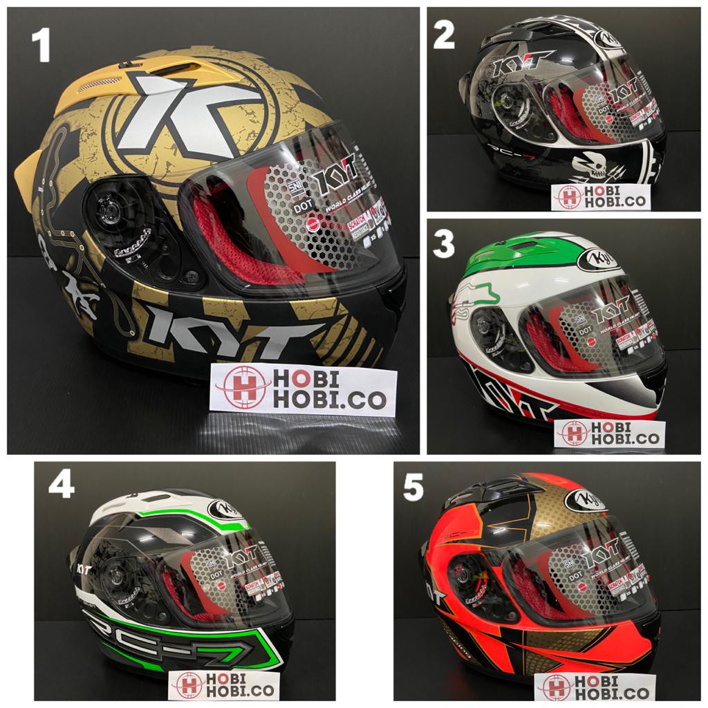 Jual HELM KYT FULL FACE RC7 13 PILIHAN MOTIF RC SEVEN MOTIF SERIES RC 7 ...