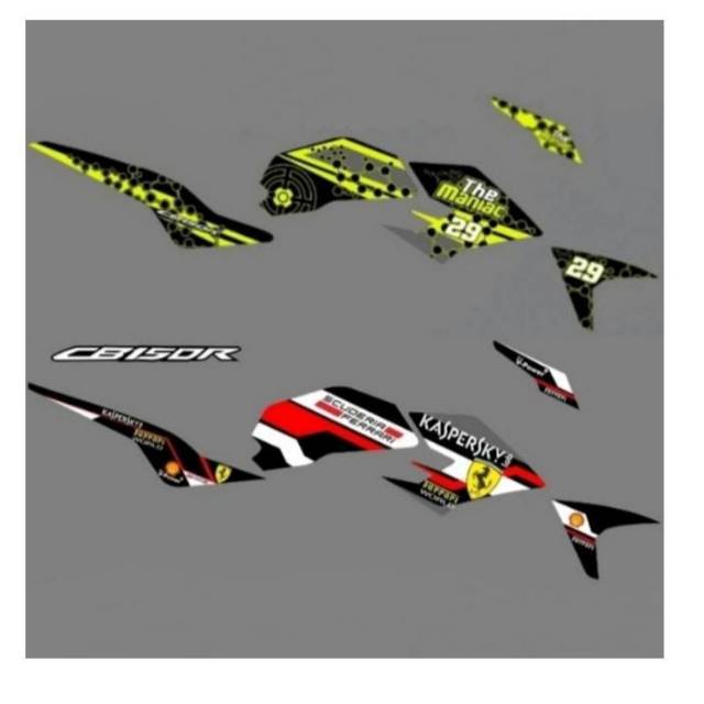 Jual Striping CB150R CB 150 R All New Streetfire sticker keren termurah ...