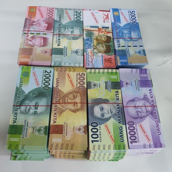 Jual :::::::] uang monopoli asli isi 1000 duit duitan mainan pecahan ...