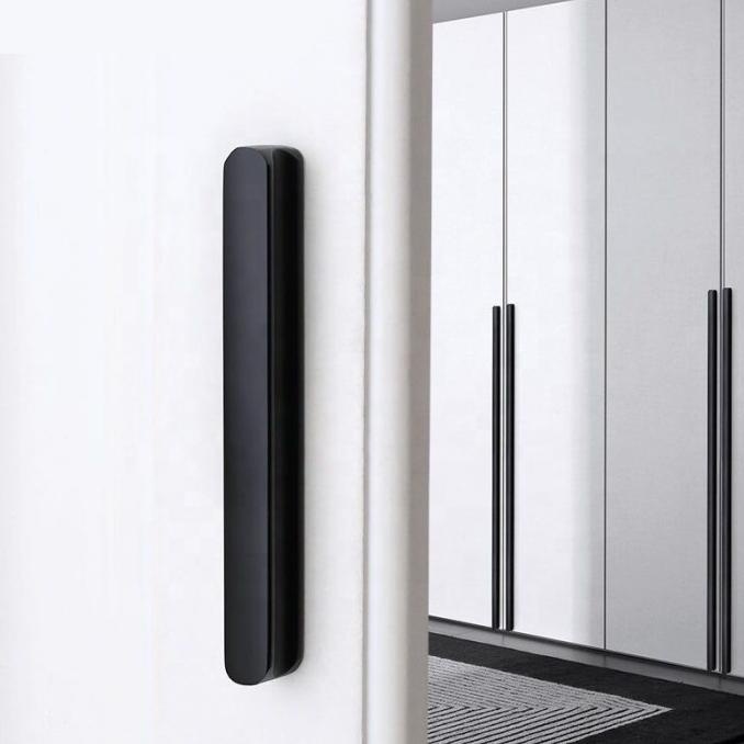 Jual .........] [Super Panjang] Handle Hitam Black Gagang Lemari Profil ...