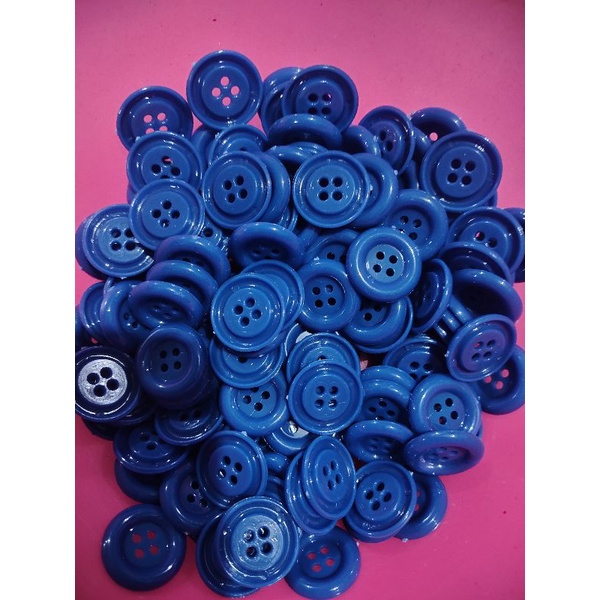 Jual Kancing Plastik Besar Warna Ukuran 2Cm | Shopee Indonesia