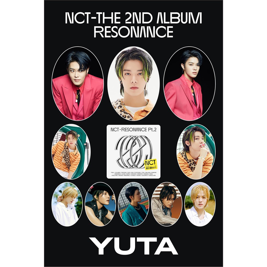 Jual Stiker nct 127 yuta Kpop sticker a6 Nct 2020 Resonance arrival ...
