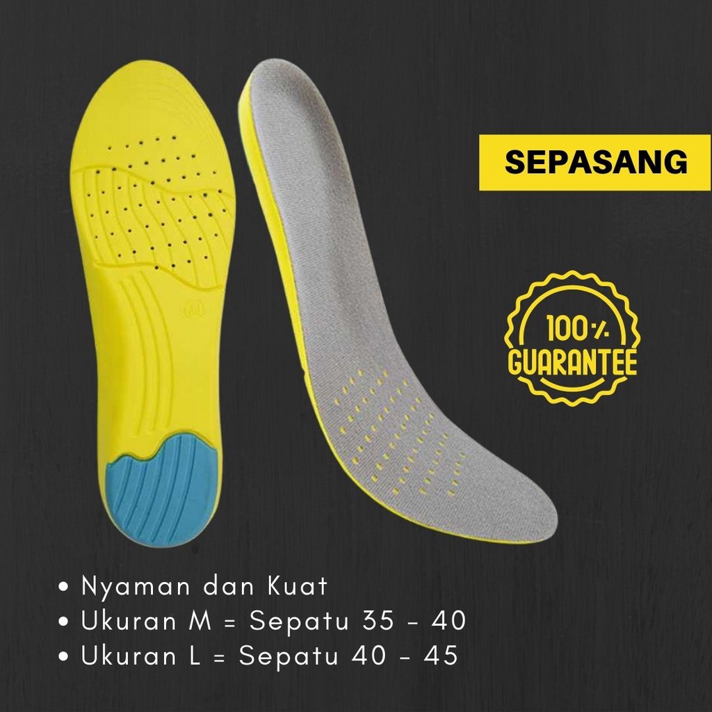 Jual Insole Sepatu / Alas Sol Sepatu Bagian Dalam untuk Olahraga Lari ...