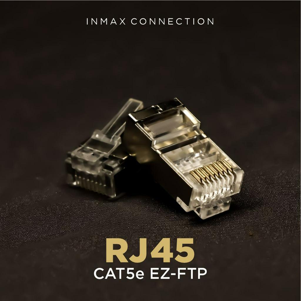 Jual INMAX RJ45 FTP CAT5e 100% ANTI GAGAL - Kepala Ethernet - Konektor ...