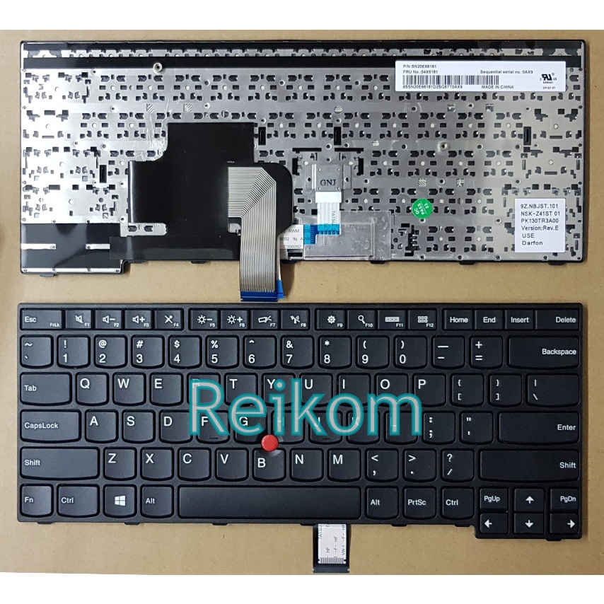 Jual Keyboard Notebook Lenovo IBM Thinkpad E450 E450C E455 E460 E465 W450 | Shopee Indonesia