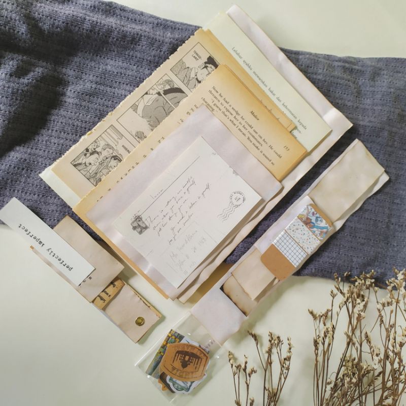Jual Journal Kit Old Vintage Aesthetic Starter Bundle Type 2 for ...