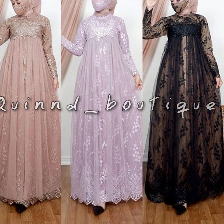 Jual GAMIS MAXI SYAQILA TUTU ORIGINAL REALPICT > GAMIS BROKAT TULLE ...