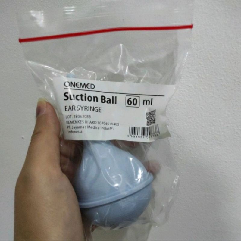 Jual Onemed Suction Ball / Ear Syringe ukuran 30ml 60ml 90ml / Ear Bulb ...