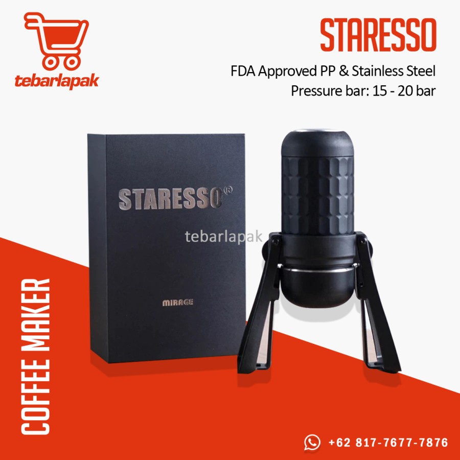 Jual Staresso Mirage SP300 Espresso Maker Original Double Shot Espresso ...