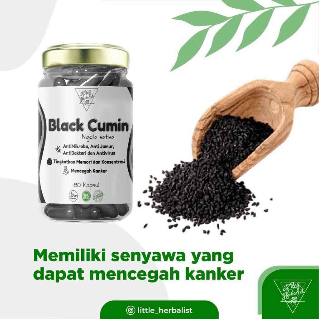 Jual BLACK CUMIN CAPSULES - KAPSUL JINTAN HITAM UNTUK MENINGKATKAN DAYA ...