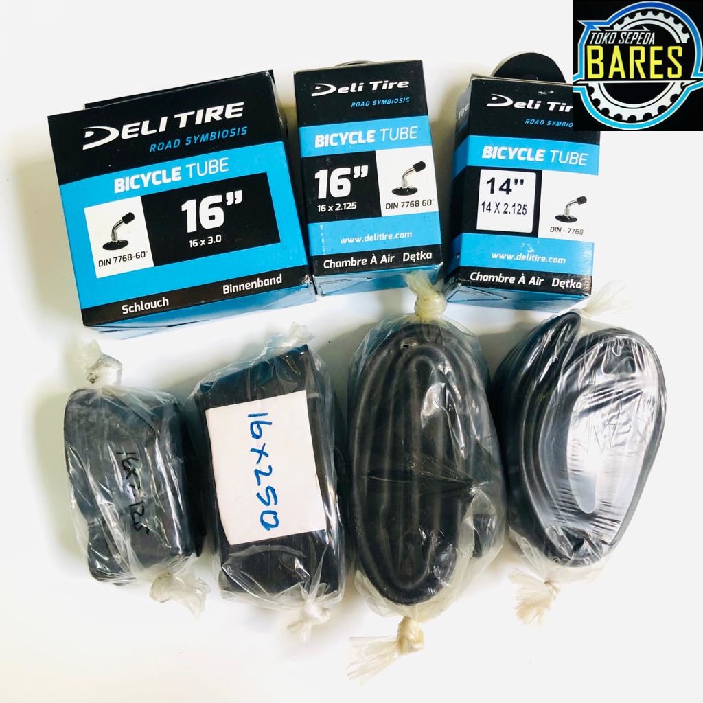 Jual Ban Dalam Sepeda Listrik Deli Tire 14 / 16 / 20 / 22 x 2.125 / 2.50 / 2.75 / 3.0 Pentil ...