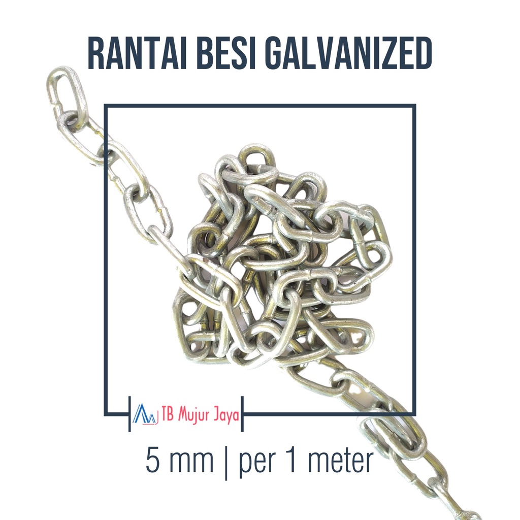 Jual Rantai Besi Galvanized / Rantai Kapal / Rantai Pagar / Rantai ...