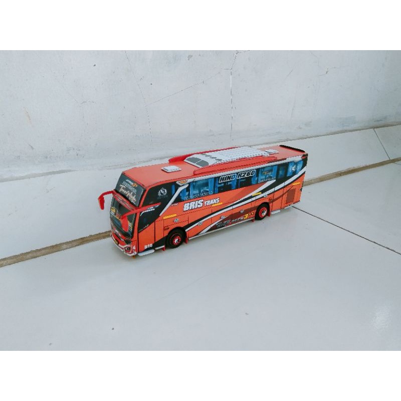 Jual miniatur papercraft bus skala 50 bris trans tuan muda | Shopee ...