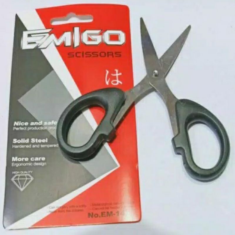 Jual Gunting Kertas Kecil Hitam Amigo / Gunting Kertas / Gunting Hitam ...