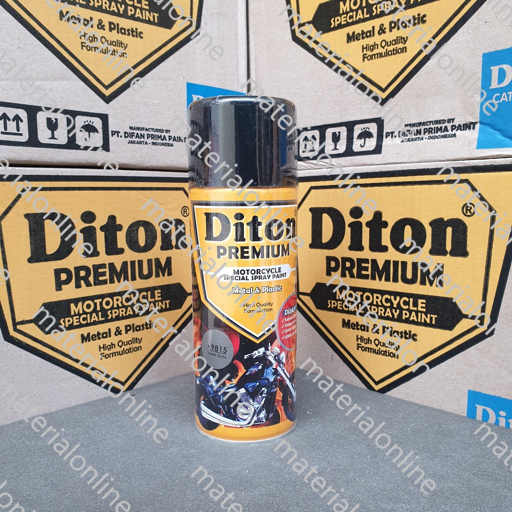 Jual Pylox Pilox DITON PREMIUM Silver Grey 9815* Cat Semprot Engine ...