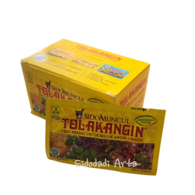 Jual Tolak Angin Obat Herbal Masuk Angin+Madu - Sachet (15ml) | Shopee ...