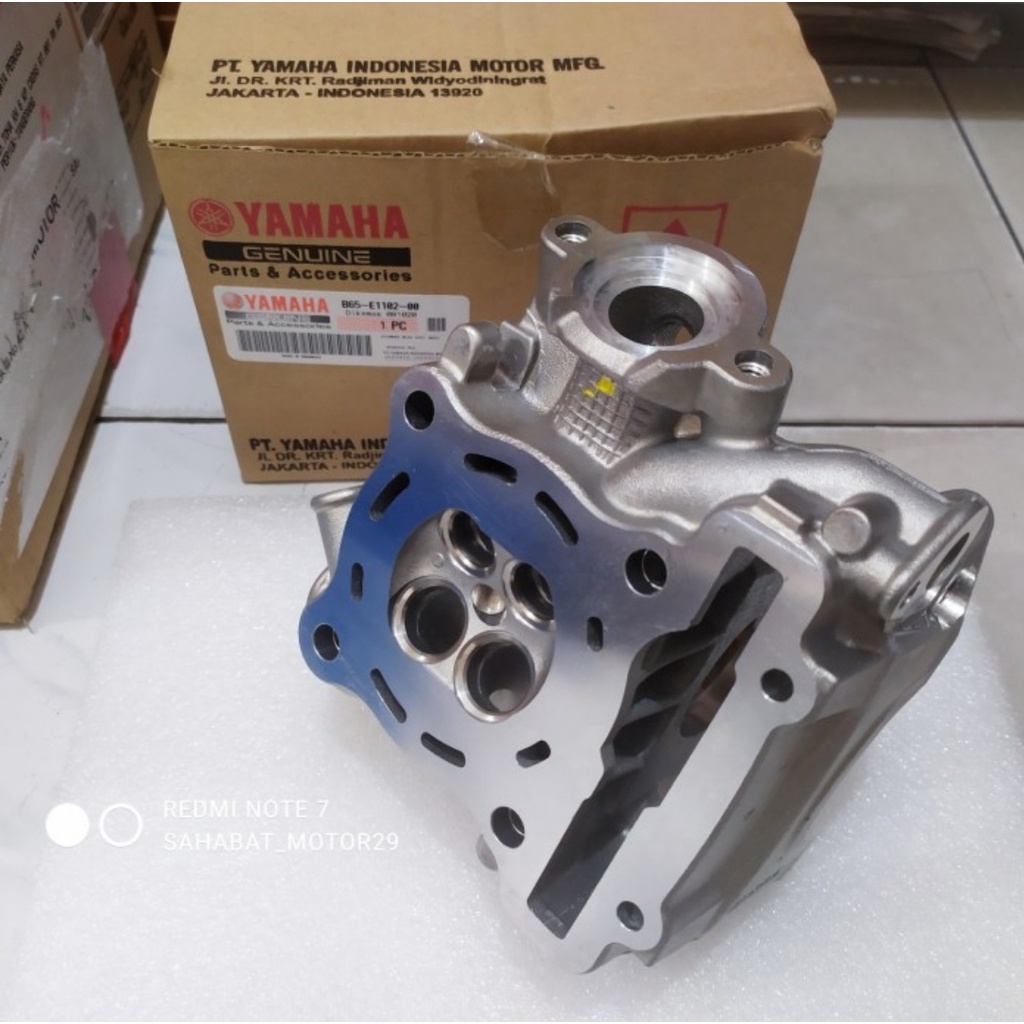 Jual Blok Cylinder Head Assy Aerox 155 Lexi Asli Yamaha Original (B65 ...