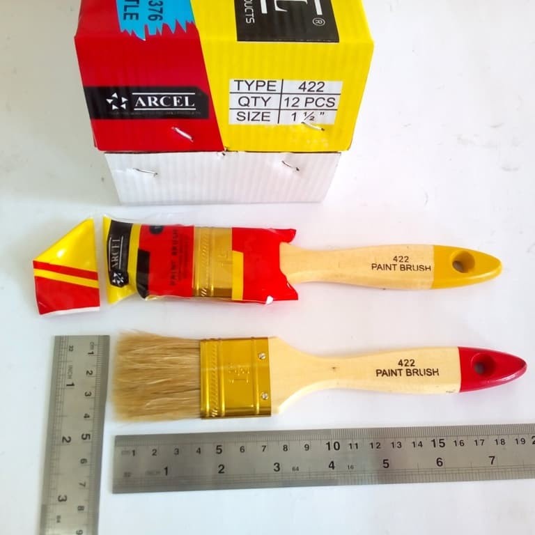 Jual KUAS TANGAN 1,5 INCHI / KUAS CAT TEMBOK DINDING | Shopee Indonesia