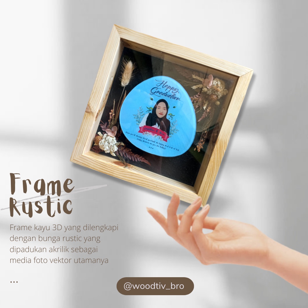 Jual KADO FRAME 3D ULTAH / HADIAH FRAME FOTO / KADO UNIK WEDDING WISUDA ...