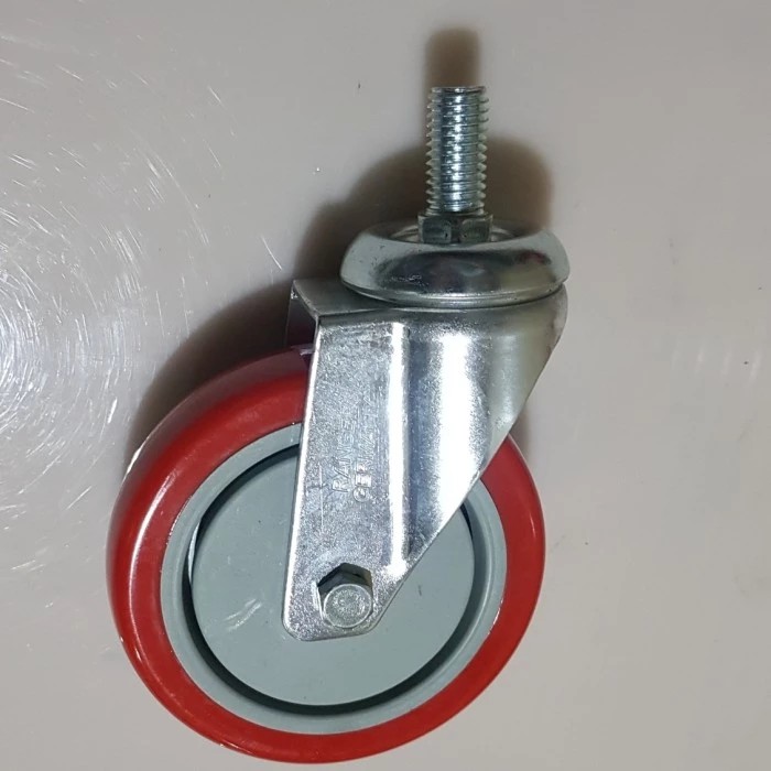 Jual Roda Troley Srew Pu Merah 5" Ranger Germany ( polos) | Shopee ...