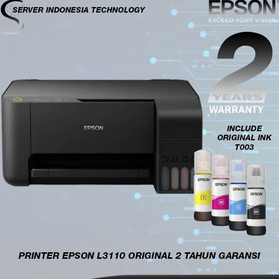 Jual Printer Epson L3110 Original 2 Tahun Garansi Togolome | Shopee ...