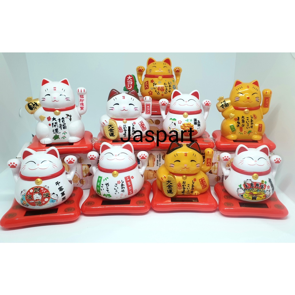 Jual [BUY 1 GET 1] Patung Hiasan Dekorasi Boneka Pajangan Kucing Hoki ...