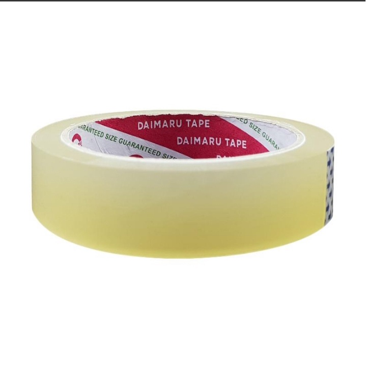 Jual Lakban Isolasi / Cello tape Daimaru 1 inch x 24mm x 72 yard Bening | Shopee Indonesia