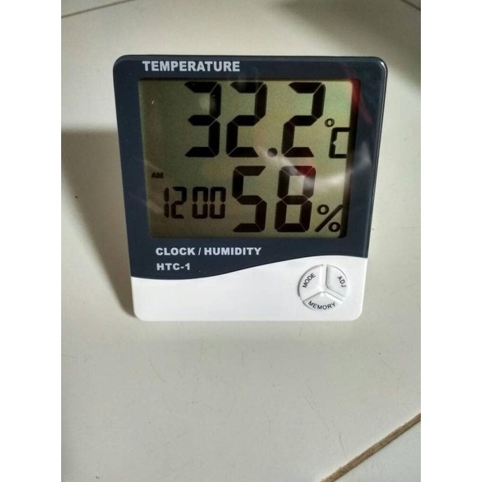 Jual Termometer Suhu Ruangan Htc-1/Thermometer Hygrometer Htc 1 Digital | Shopee Indonesia