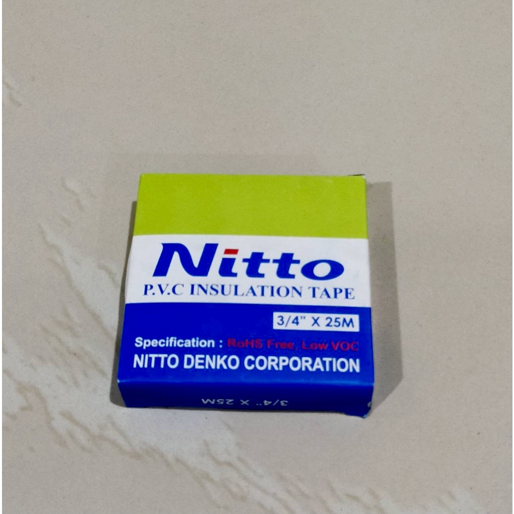 Jual Isolasi Listrik Nitto / Isolasi Kabel Nitto | PVC Insulation Tape ...