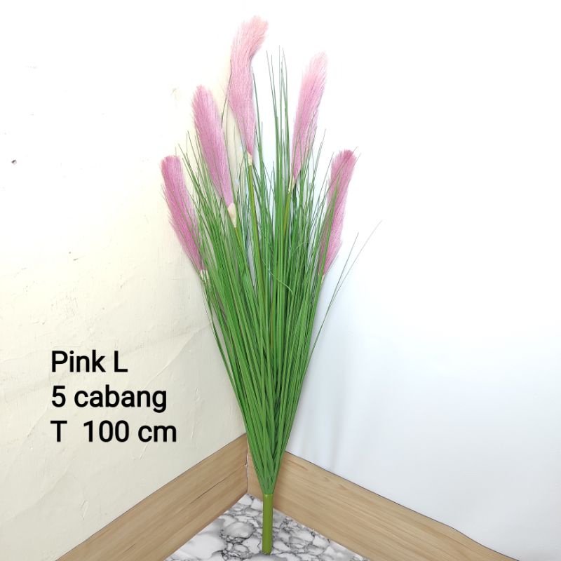 Jual PAMPAS GRASS Rumput panjang artificial BUNGA DEKORASI | Shopee ...