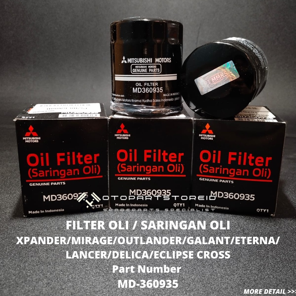 Jual FILTER OLI / SARINGAN OLI XPANDER MIRAGE OUTLANDER GALANT LANCER ...
