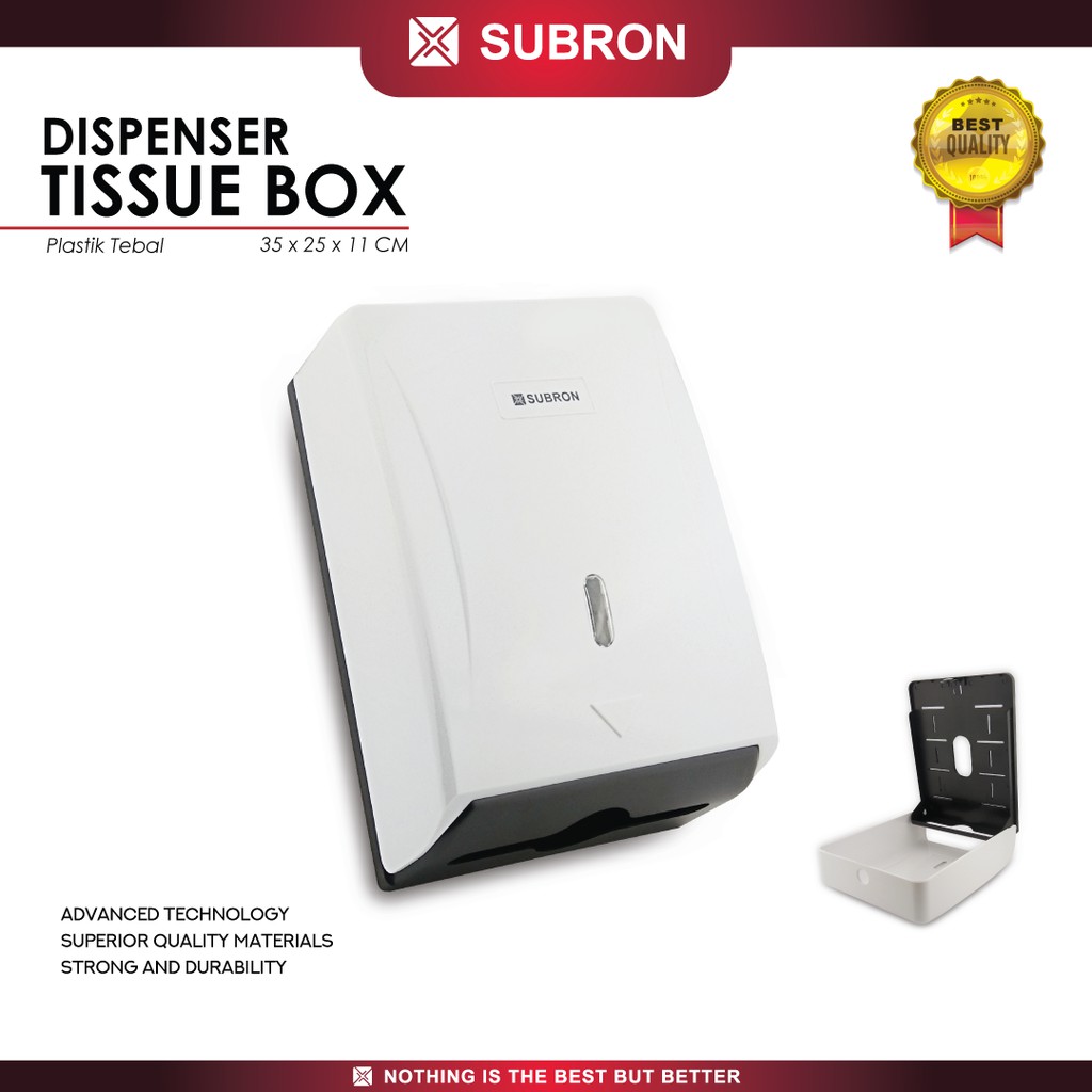 Jual SUBRON Tempat Tisu Besar Kotak Panjang Tembok Dinding Box ...