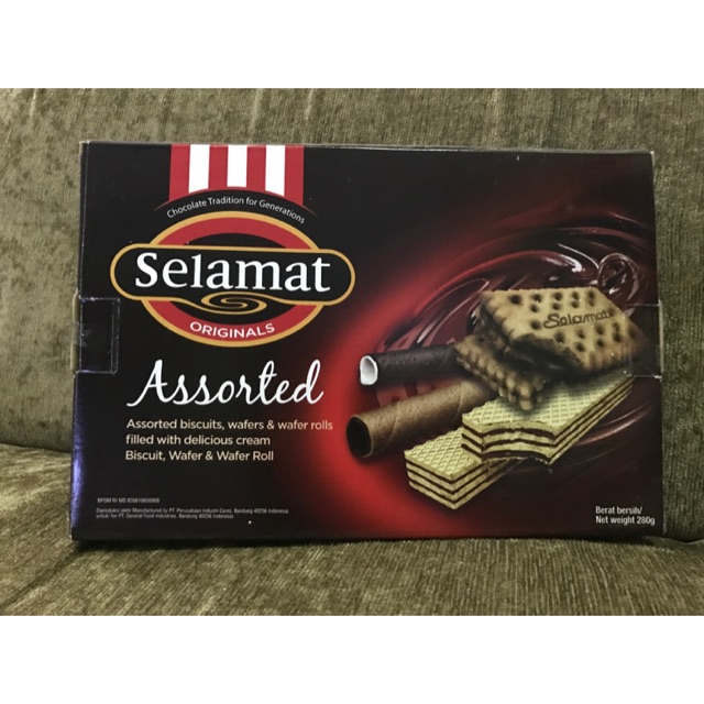 Jual Wafer selamat biskuit assorted snack cokelat rasa coklat | Shopee ...