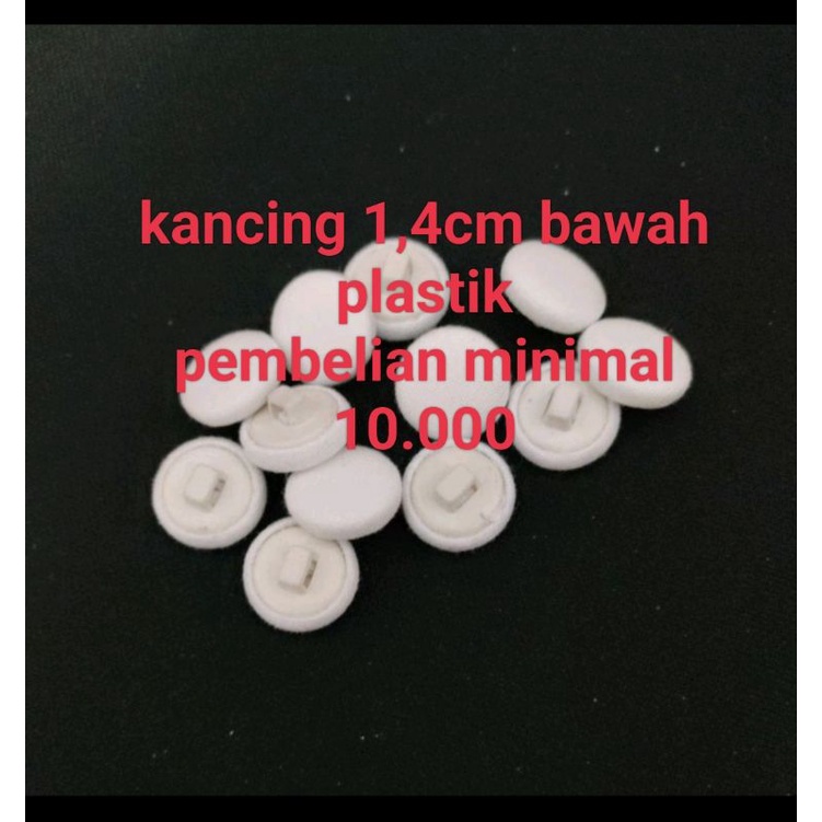 Jual kancing 1,4cm kancing bungkus kain bawah plastik = 10bj | Shopee ...