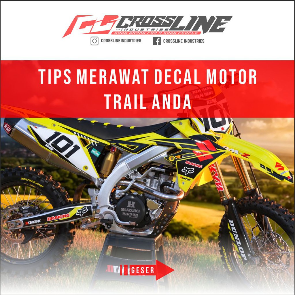 Jual Jual Decal Sticker CRF 150 L Hitam custom Terbaru Keren Murah dan ...