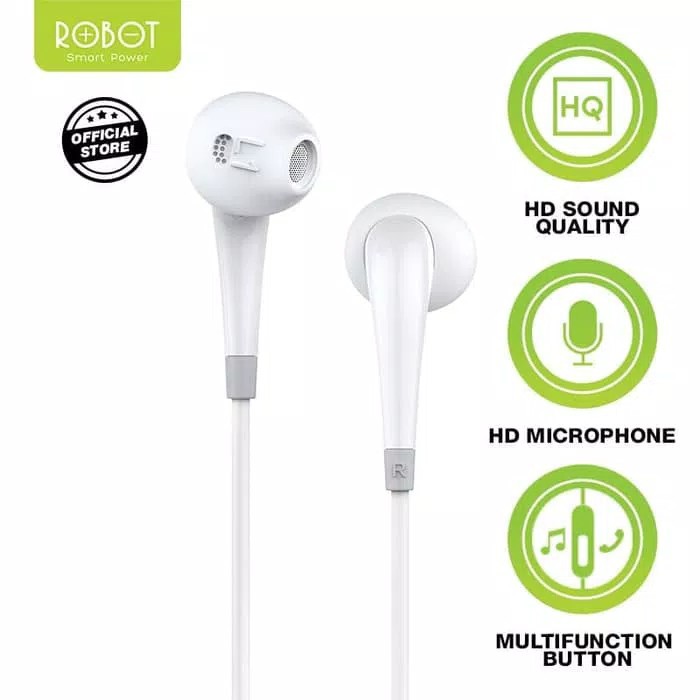 Jual ROBOT RE701 Earphone Headset Android Headset iPhone Garansi Resmi ...
