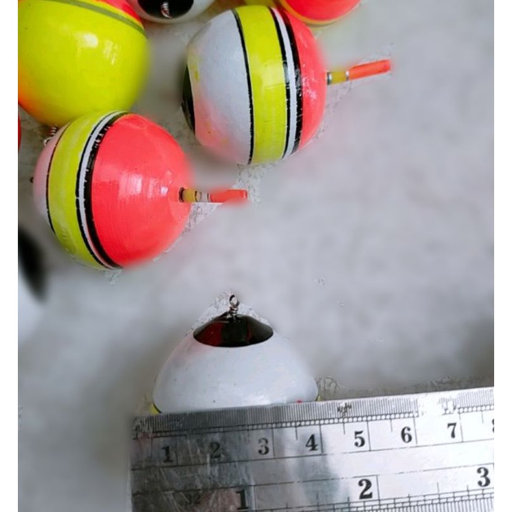 Jual Pelampung kayu pancing JUMBO bulat per buah ukuran di foto ...