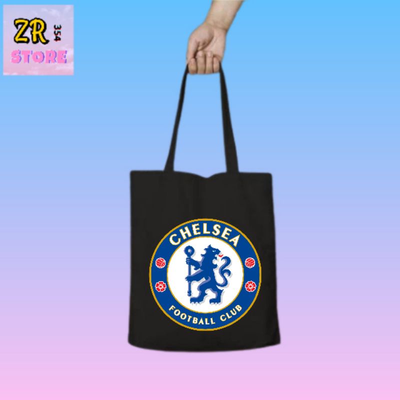 Jual Tote bag CHELSEA / tote bag resleting / tote bag pria / tote bag ...
