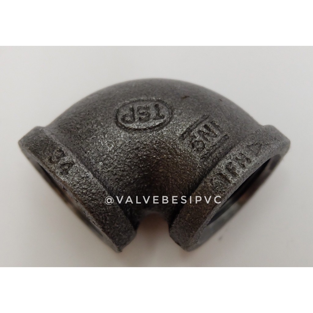 Jual Elbow BS TSP 3/4" /Elbow hitam TSP / Knee BS Hitam TSP/ Keni Hitam ...