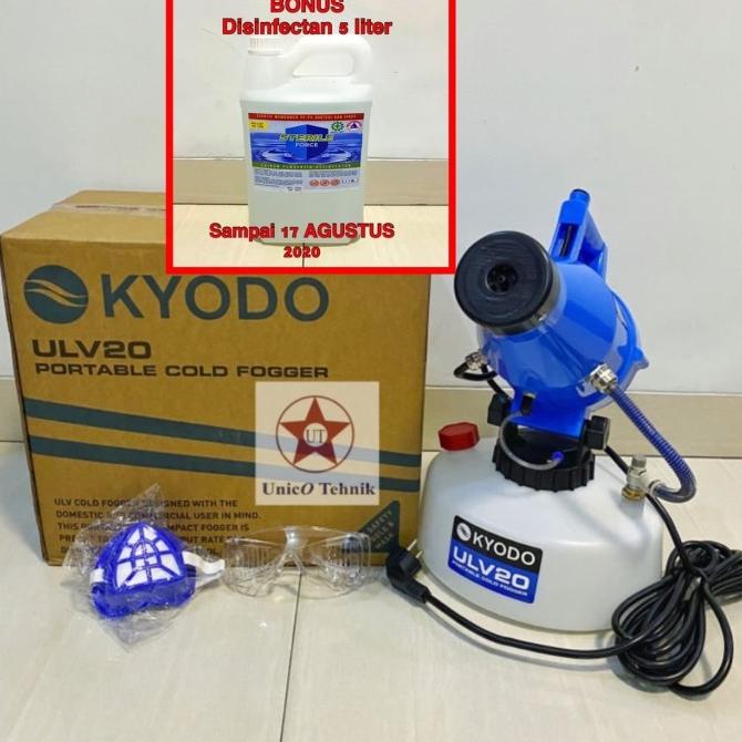 Jual Mesin Uap Embun Cold Fogger Kyodo Tlv 20 Ulv 4,5 Liter Fogging ...