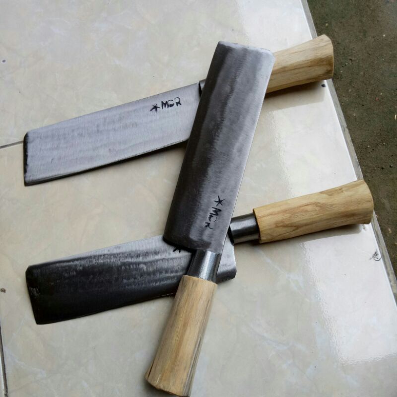 Jual pisau baja super besar / pisau daging / pisau tebal / pisau ayam ...