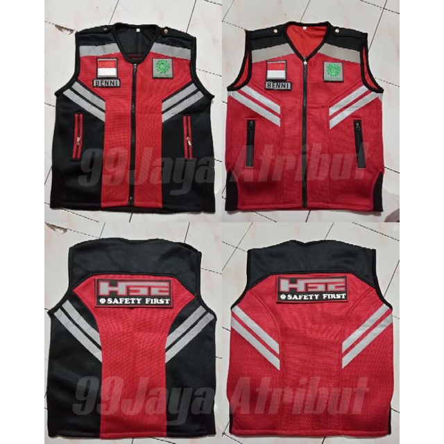 Jual ROMPI HSE MERAH, ROMPI K3 TEBAL, ROMPI SAFETY MERAH | Shopee Indonesia