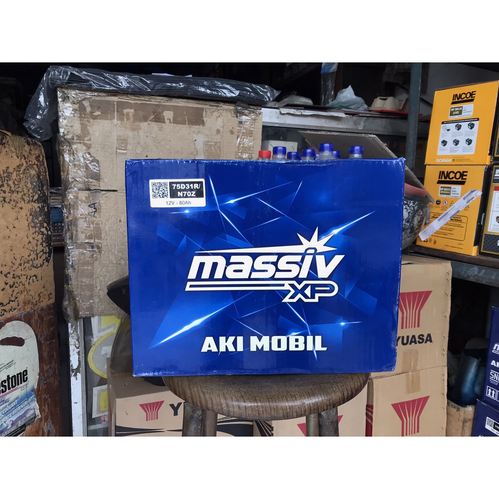 Jual Accu / Aki Mobil Basah Massiv XP N70Z / N70ZL 12v 80Ah | Shopee Indonesia
