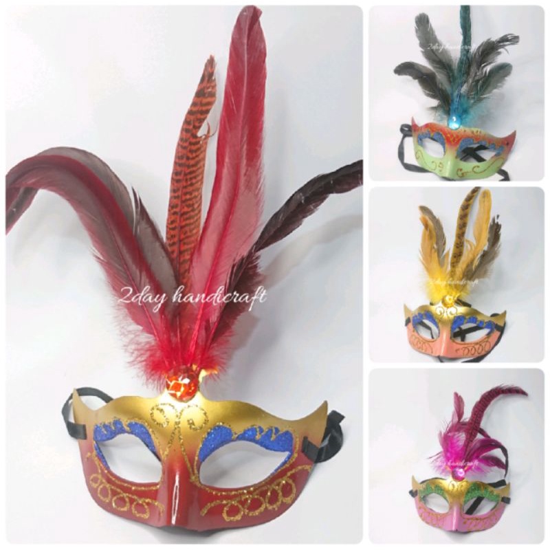 Jual Topeng Pesta - Topeng Dansa - Topeng Pesta dansa Bulu Panjang ...