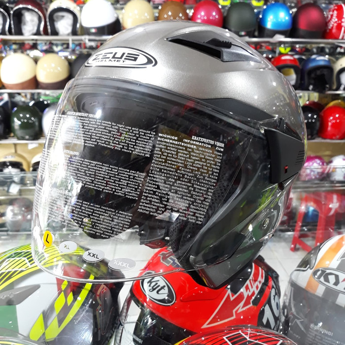 Jual Helm Half Face Zeus Z611 Solid DSIL | Shopee Indonesia