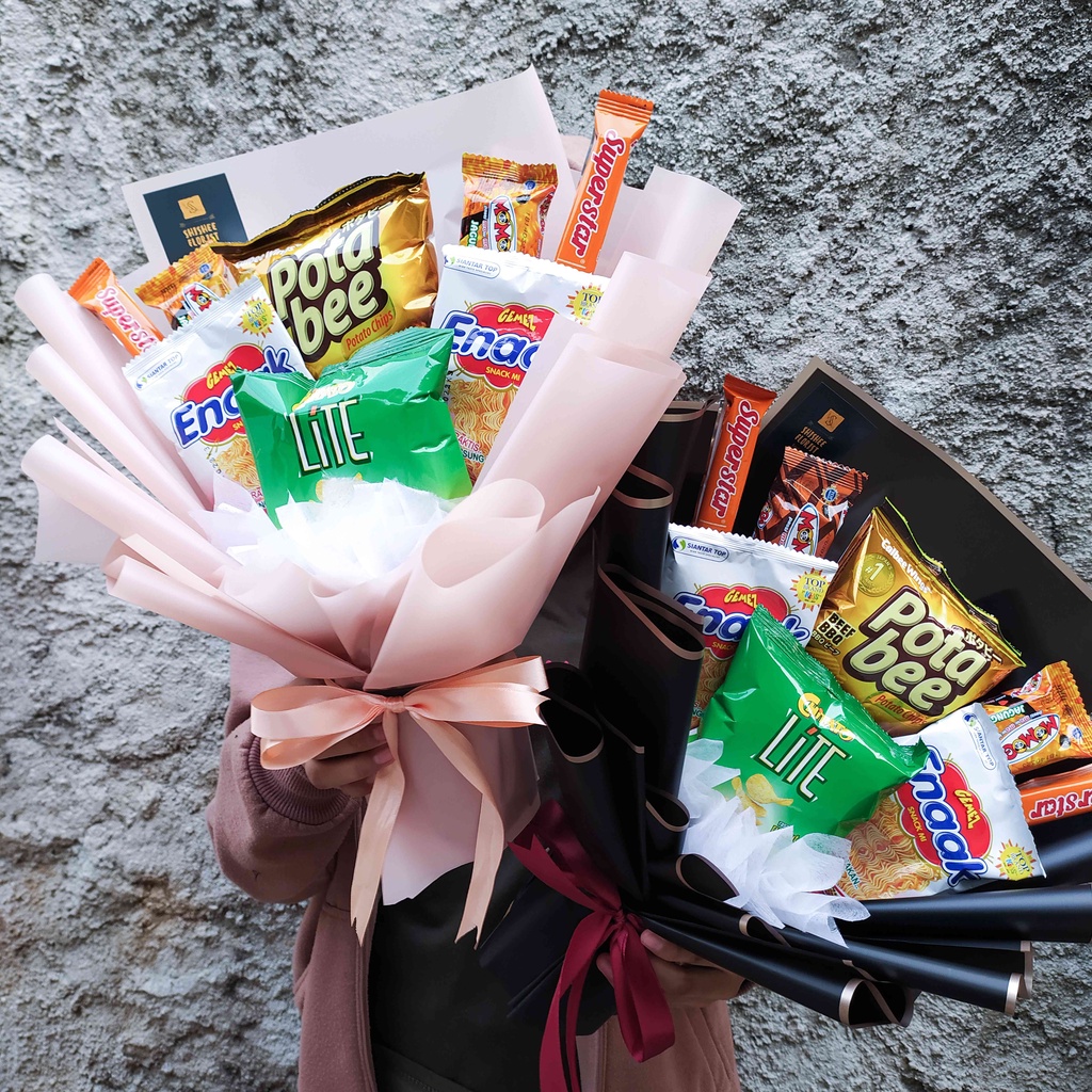 Jual snack bouquet/buket snack/buket murah/buket wisuda/ulang tahun ...