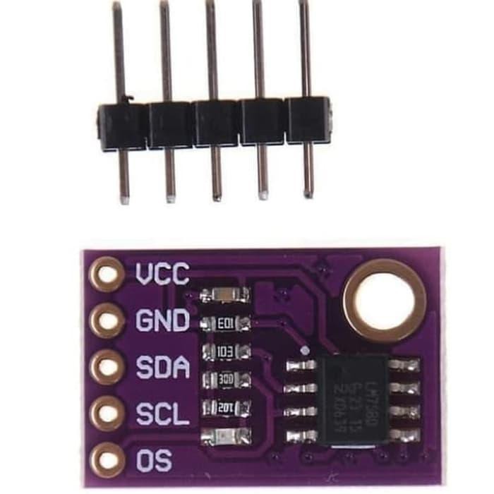 Jual High Accuracy LM75A I2C Digital Temperature Sensor Module Arduino Uno | Shopee Indonesia