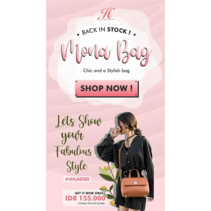 Jual mona bag tas klasik minimalis | Shopee Indonesia